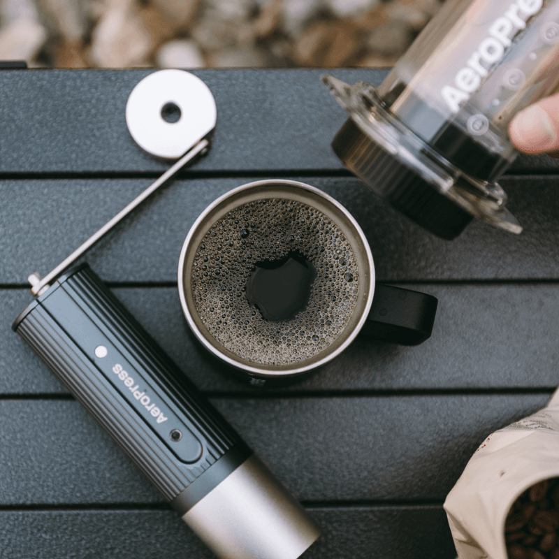 AeroPress Manual Coffee Grinder | Compact Travel Grinder