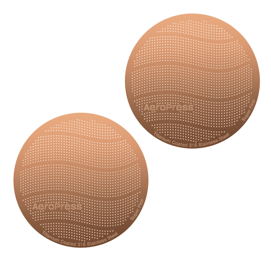 AeroPress Gold Tone Reusable Metal Coffee Filter - Standard
