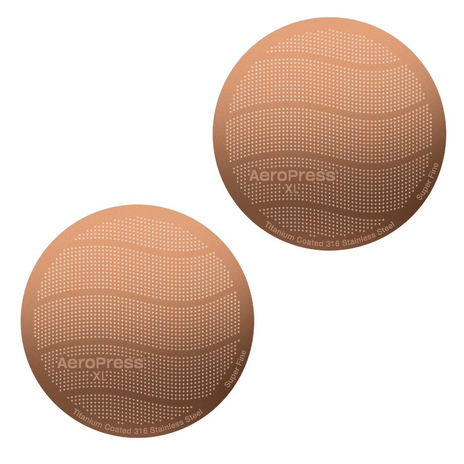 AeroPress XL Gold Tone Reusable Metal Coffee Filter