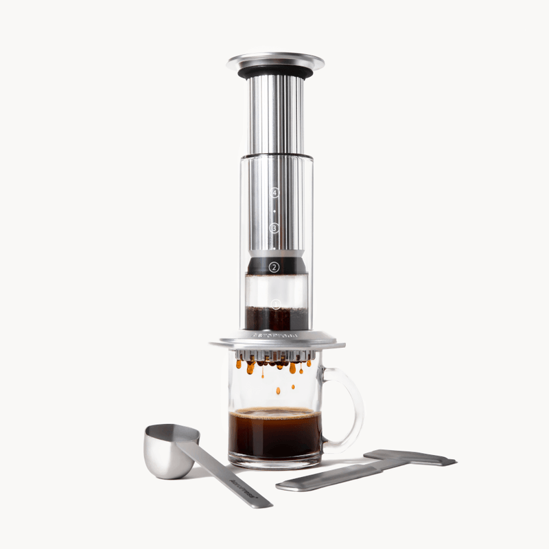 AeroPress Premium Coffee Maker | Glass and Metal Coffee Maker