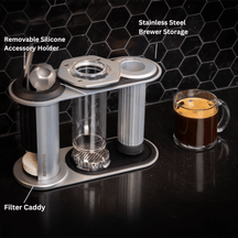 AeroPress Stainless Steel Organizer Stand | AeroPress Coffee Maker Storage