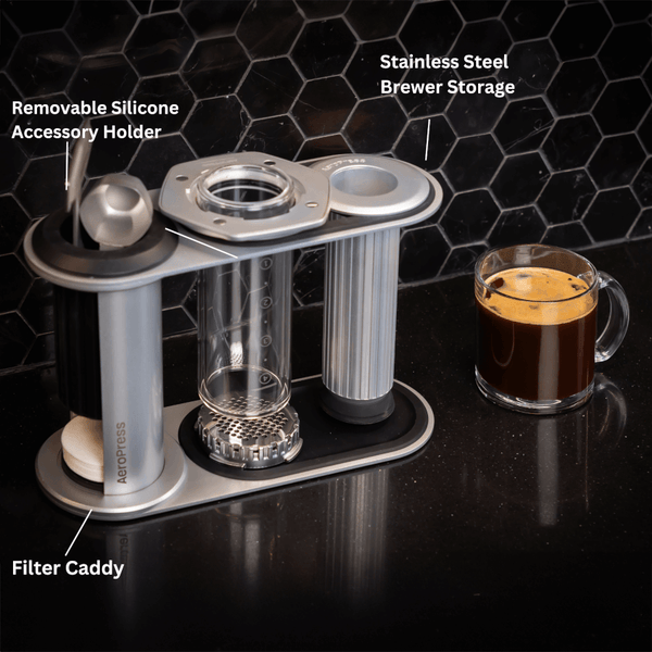 AeroPress Stainless Steel Organizer Stand | AeroPress Coffee Maker Storage