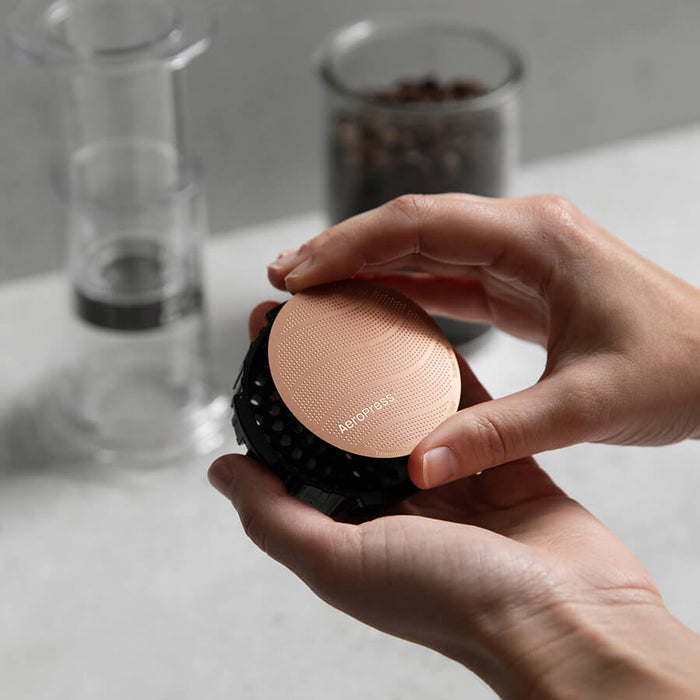 AeroPress Gold Tone Reusable Metal Coffee Filter - Standard